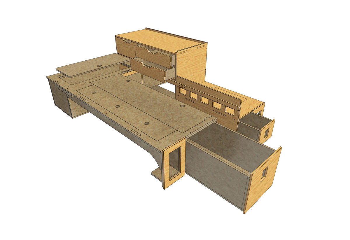 TSF Troopy Fitout (Flatpack) – The Setup Fitouts